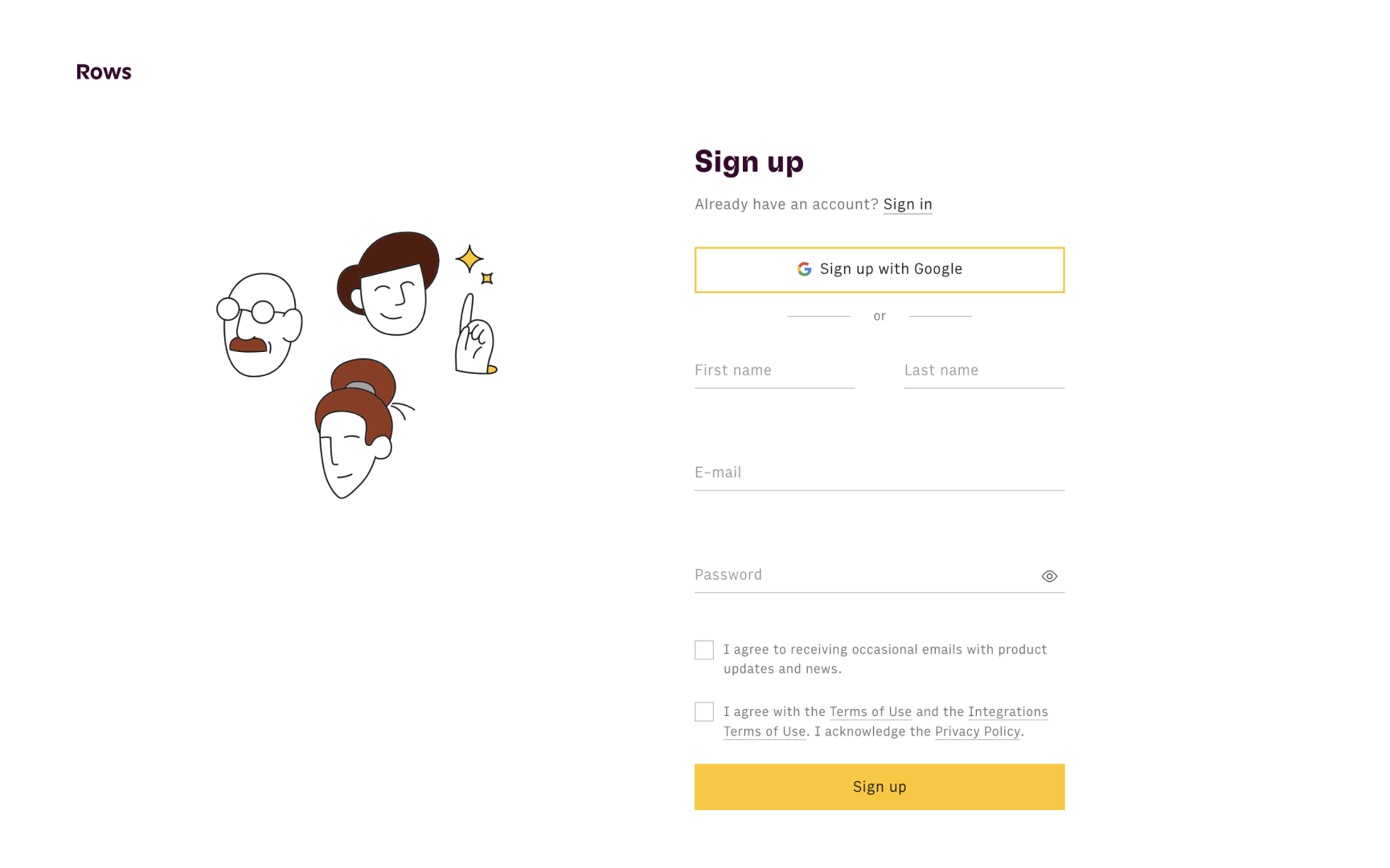 Rows Ui Ux Design Saas Application Design Saas Ui